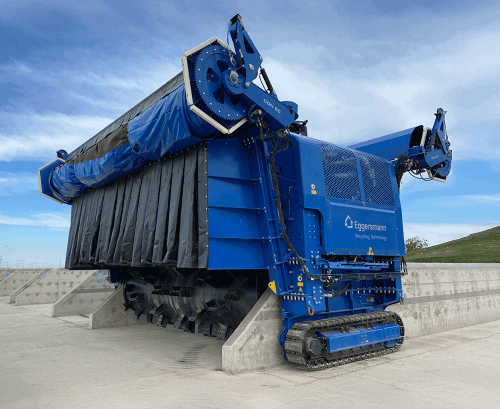 Eggersmann BACKHUS CON 60 Windrow Turner for Recycling