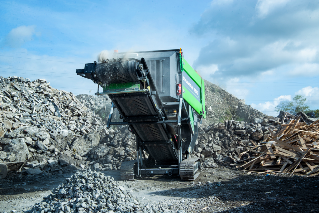 Crushing machinery from Terex Evoquip conquers Manchester mud